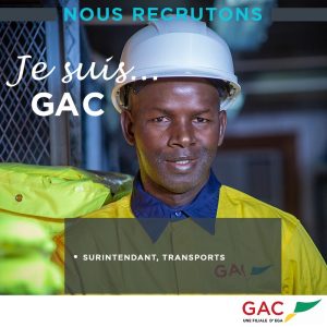 Guinea Alumina Corporation S.A (GAC) recrute un Surintendant ...