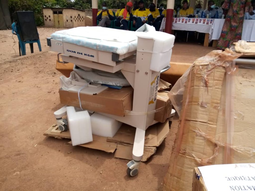 La Société Kouroussa Gold Mine « KGM » offre des équipements médicaux ...