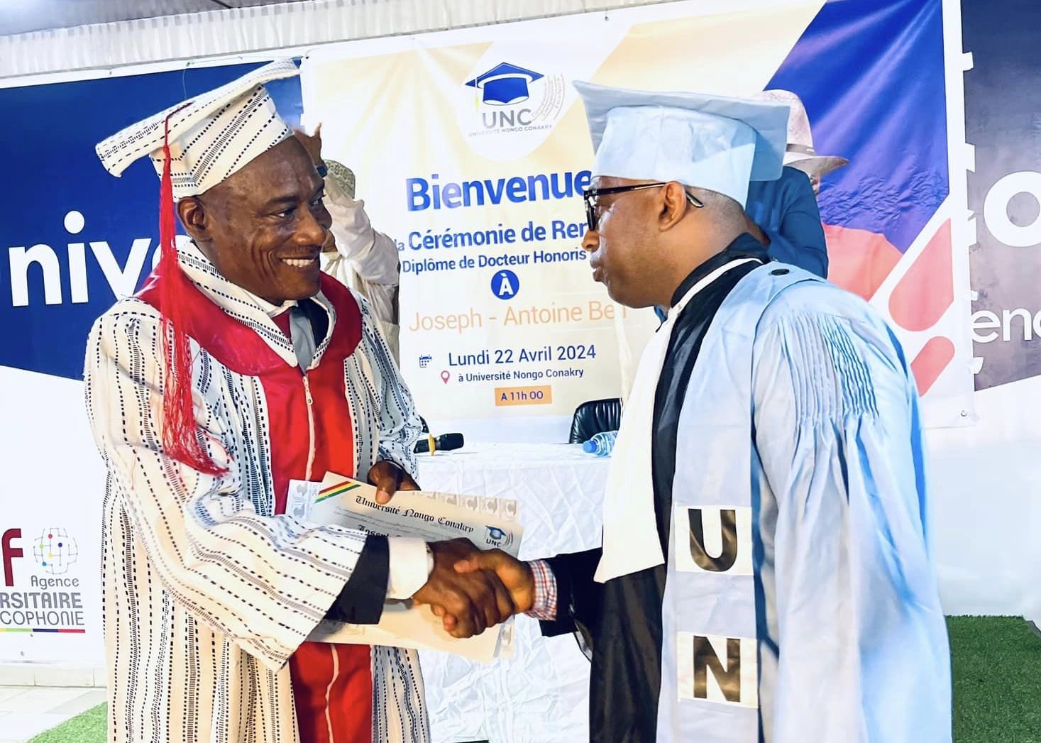 Guinée : L’Université Nongo Conakry décerne à Joseph-Antoine Bell le ...