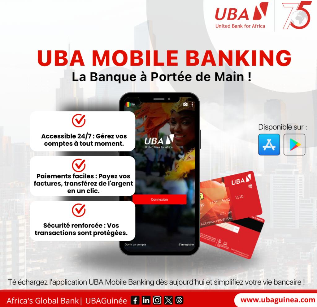 Découvrez UBA Mobile Banking : Votre Banque à Portée de Main, 24h/24 et ...