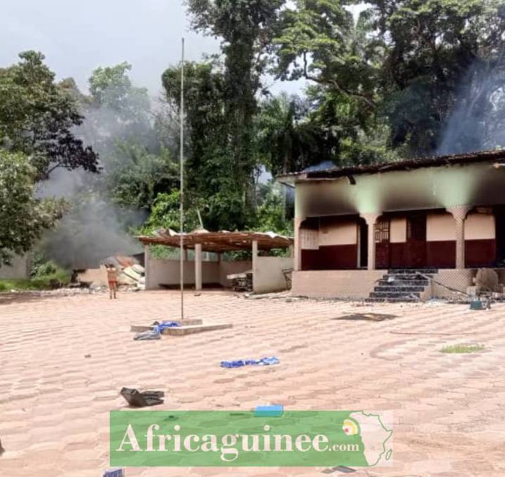 Violences à Bossou : Tout a été saccagé et incendié à l’IREB (témoin ...