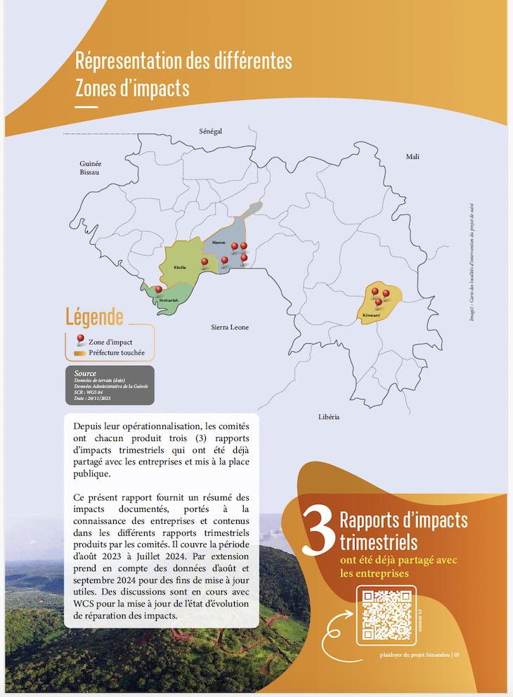 Les impacts du projet Simandou sur les communautés (rapport) – Africa ...
